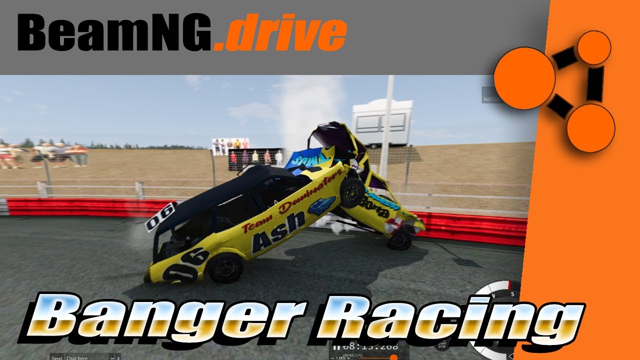 BeamNG Banger Racing on Arena Essex - YouTube