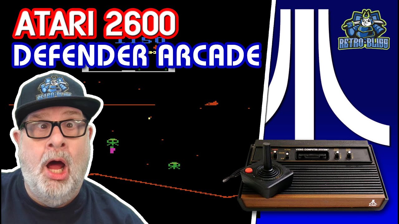 DEFENDER ARCADE - ATARI 2600 Homebrew! Retro Bliss Live! - YouTube
