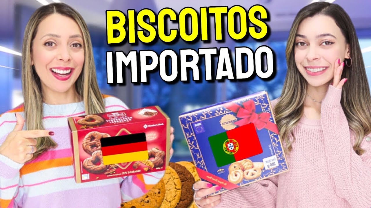 PROVANDO BISCOITOS IMPORTADOS 🍪 - YouTube