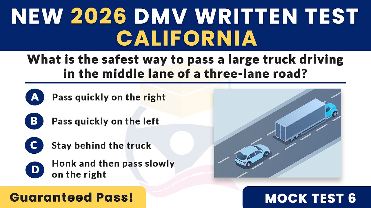 2026 CALIFORNIA DMV Written Test — CA Permit Practice Exam — Drivers ...