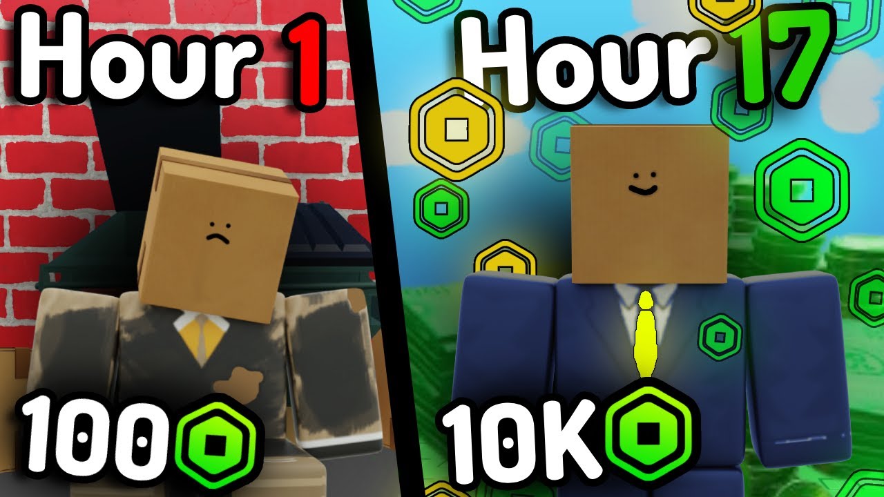 How Much ROBUX Can You Make In 24 HOURS? - YouTube