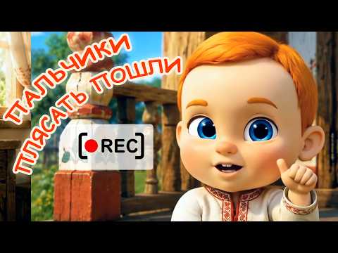 ПАЛЬЧИКИ ПЛЯСАТЬ ПОШЛИ (Пальчик, где ты был)  / Русская пальчиковая мульт-песенка. 👐 Наше всё [rec]
