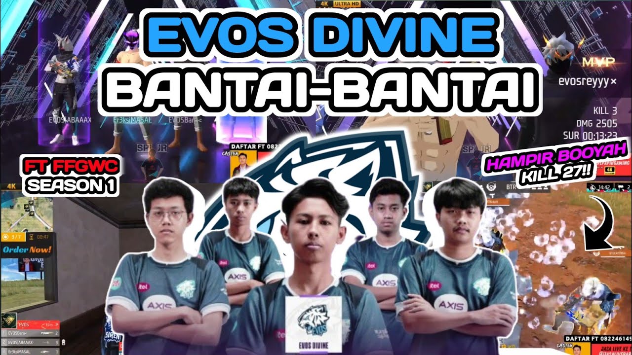 FULL HIGHLIGHT FT EVOS DIVINE FREE FIRE GLORY WAR CHAMPIONSHIP - SEASON ...