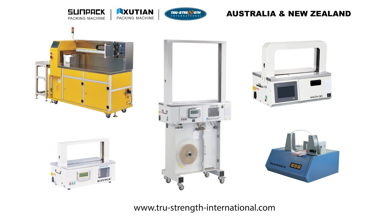 Sunpack Xutian Auto Banding Machine WK04 30 - YouTube