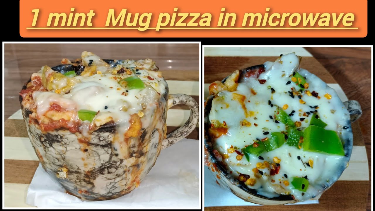 Instant mug pizza in microwave ,pizza recipe, no yeast,no baking,by ...