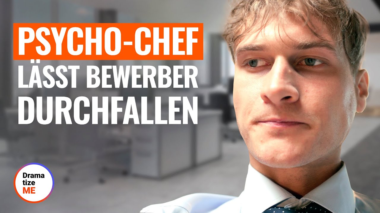 PSYCHO-CHEF LÄSST BEWERBER DURCHFALLEN | @DramatizeMeDeutsch - YouTube