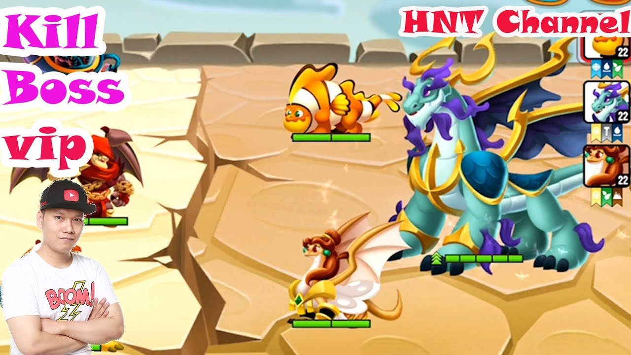 Đại Chiến Boss Vip Dragon City Heroic High Fallen 1 Sao Đầu Tiên Dragon ...