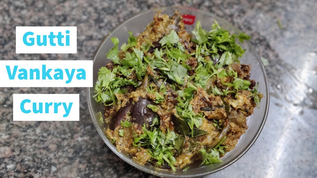 Gutti Vankaya Curry in telugu | Andhra Gutti Vankaya Curry|stuffed ...