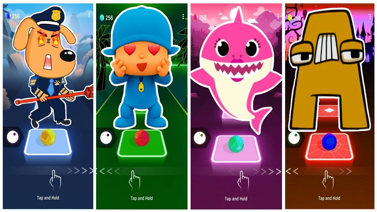 Alphabet Lore 🆚 Pocoyo 🆚 Sheriff Labrador 🆚 Baby Shark. 🎶 Who is Best ...