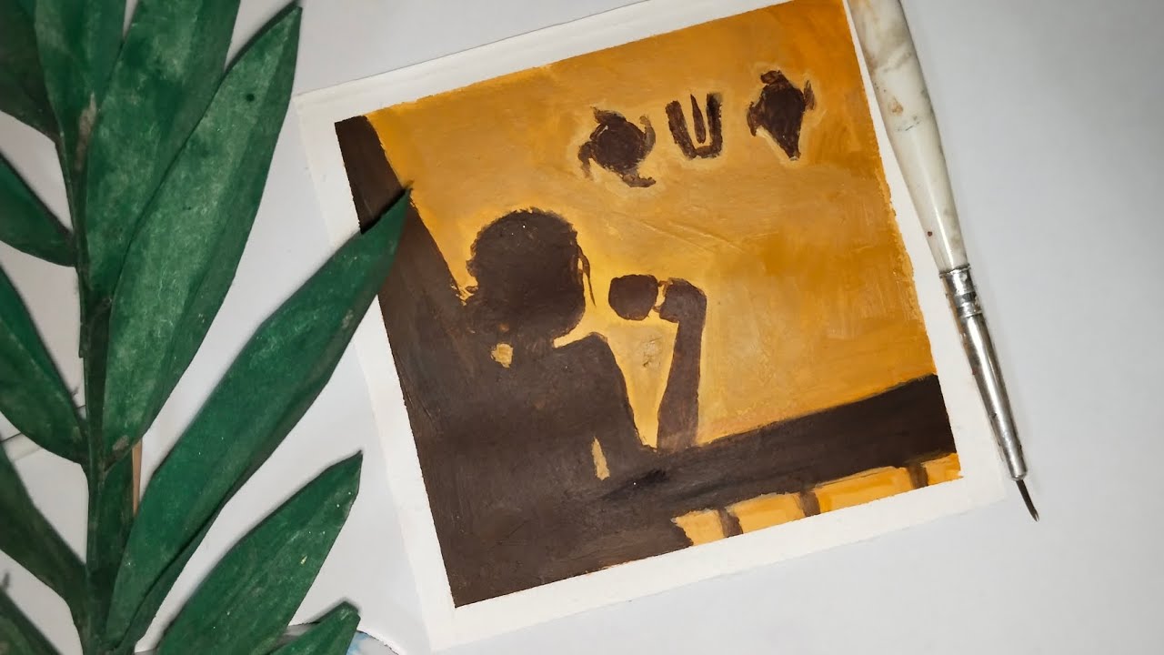 painting shadow|easy painting|govinda painting | acrylic painting ...