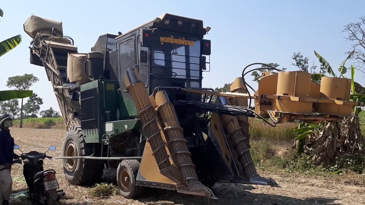 AUSTOFT 7000 เอเลี่ยน สายเขียว รถตัดอ้อย เจอ FZX320 พี่หลงรถกระเช้า ...