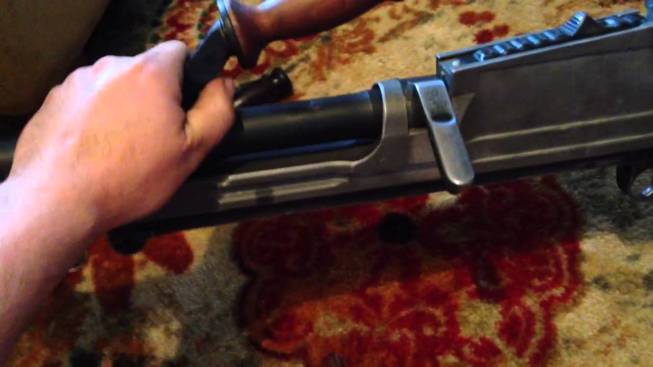 Bren barrel nut after reweld - YouTube