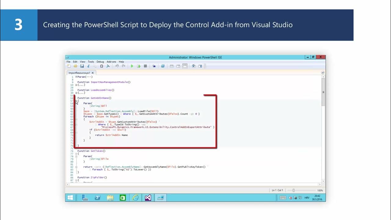 JavaScript Add-ins in Microsoft Dynamics NAV - YouTube