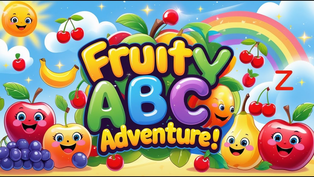 Fruity ABC Rhyme 🍎 | A to Z Fruit Alphabet Song for Kids | Learn Fruits ...
