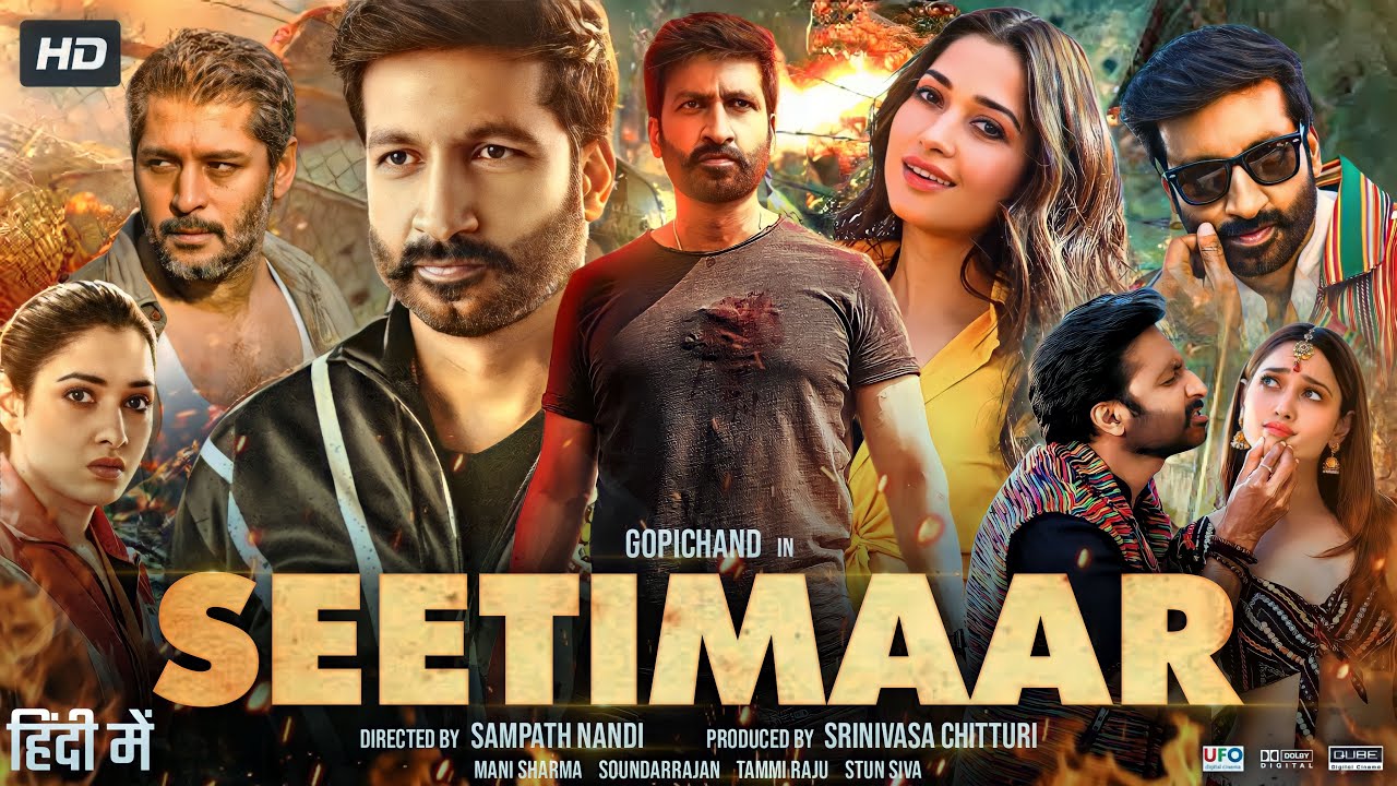 Seetimaarr Hindi Dubbed Movie l Gopichand | Tamannaah | Bhumika Chawla ...