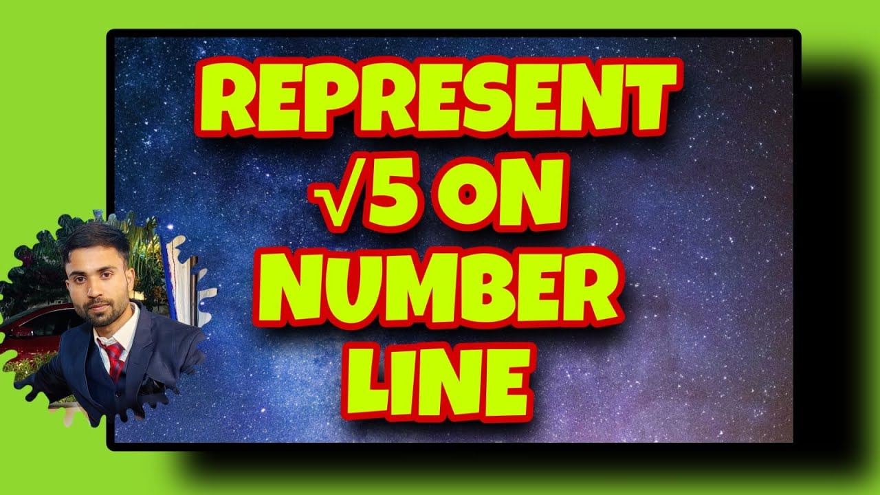 Represent root 5 on number line - YouTube