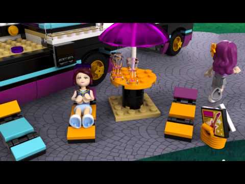 Lego Friends | 41106 | Pop Star Tour Bus | 3D Review
