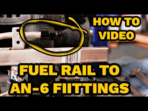 How To Install AN-6 Fittings To Your Fuel Rail, LS SWAP AN FITTINGS FOR ...