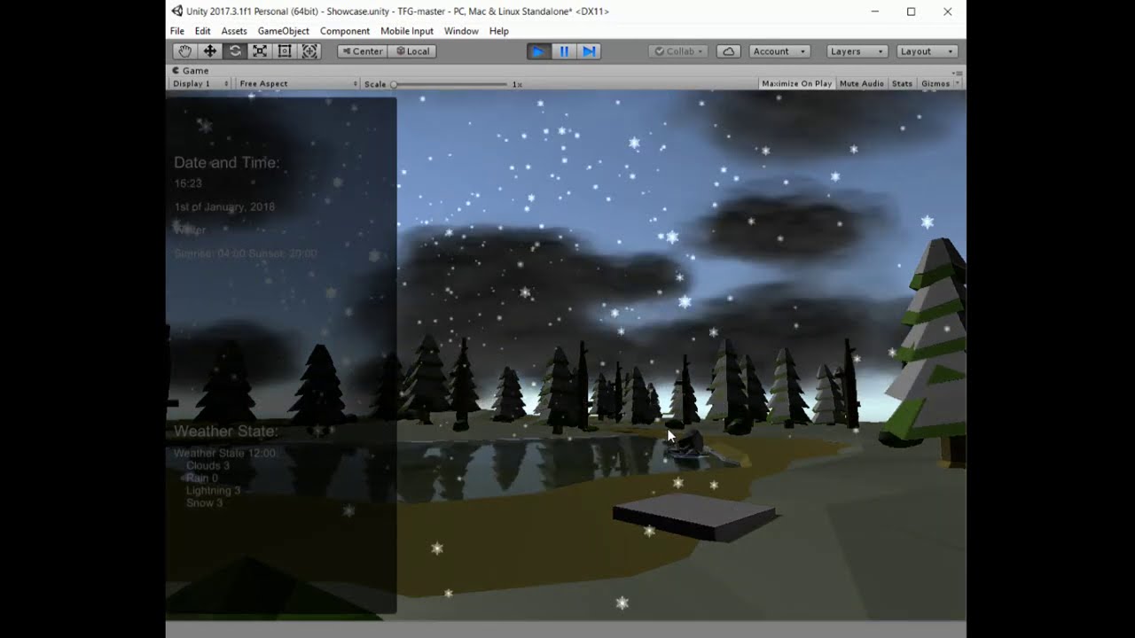 Unity dynamic Weather Plugin - YouTube