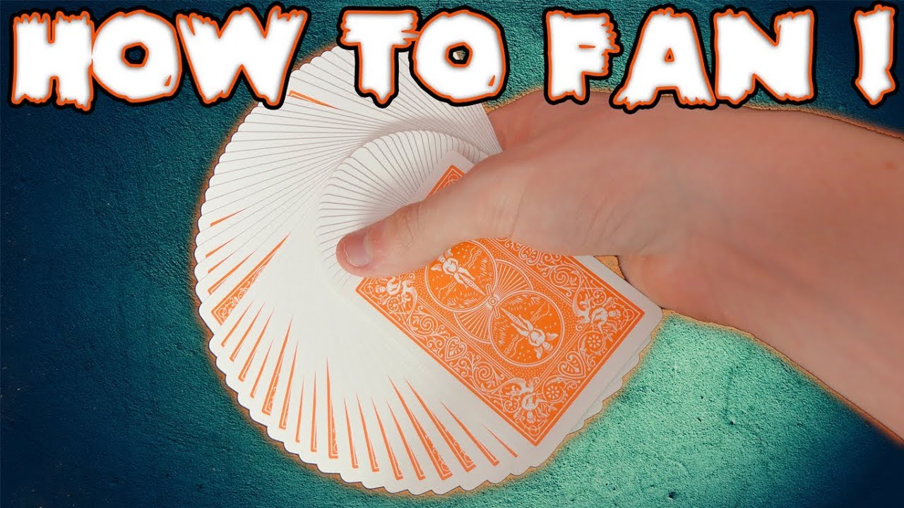 Card Tricks: The Thumb Fan Toutrial - YouTube