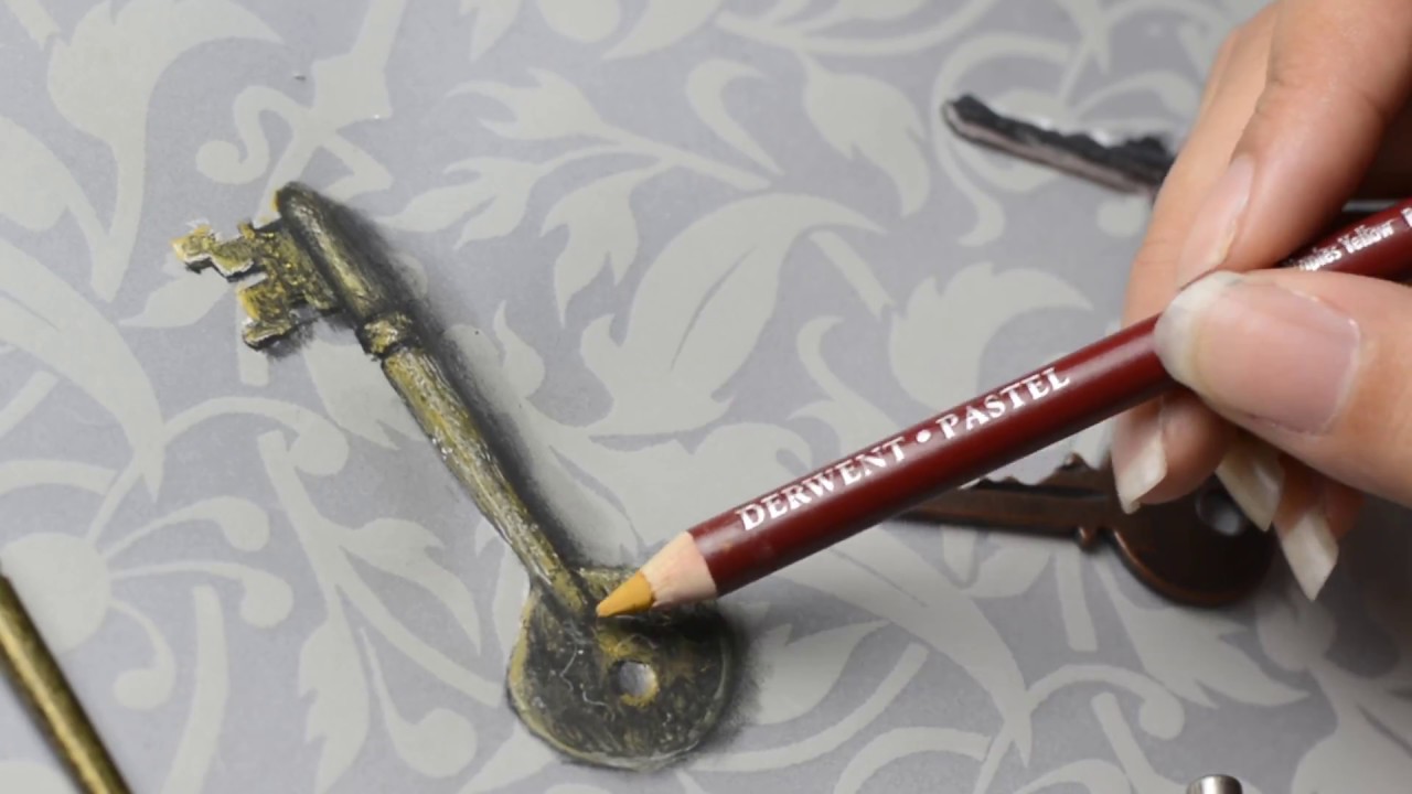 Practice drawing of keys | Short Charcoal Tutorial - YouTube