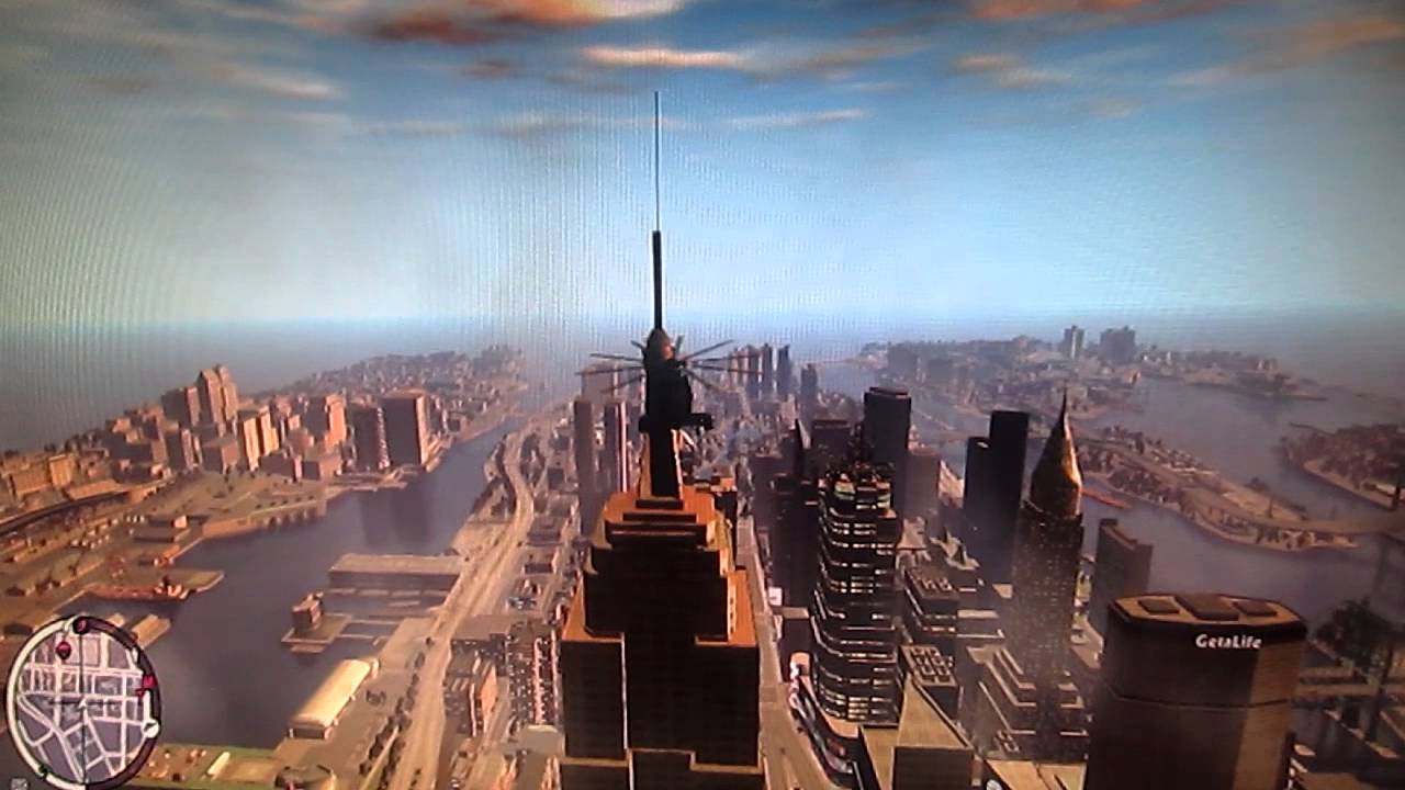 Paracaidismo desde el Empire State -GTA IV- - YouTube