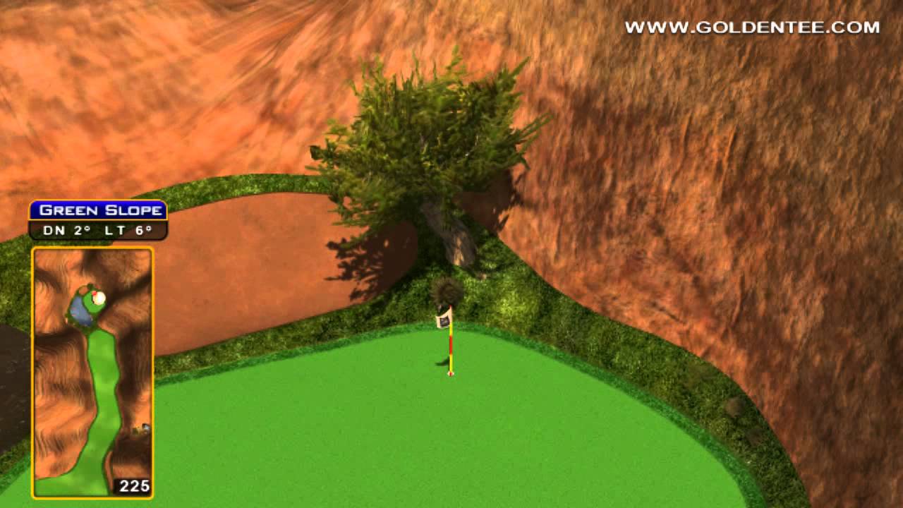 Golden Tee Great Shot on Grand Canyon! - YouTube