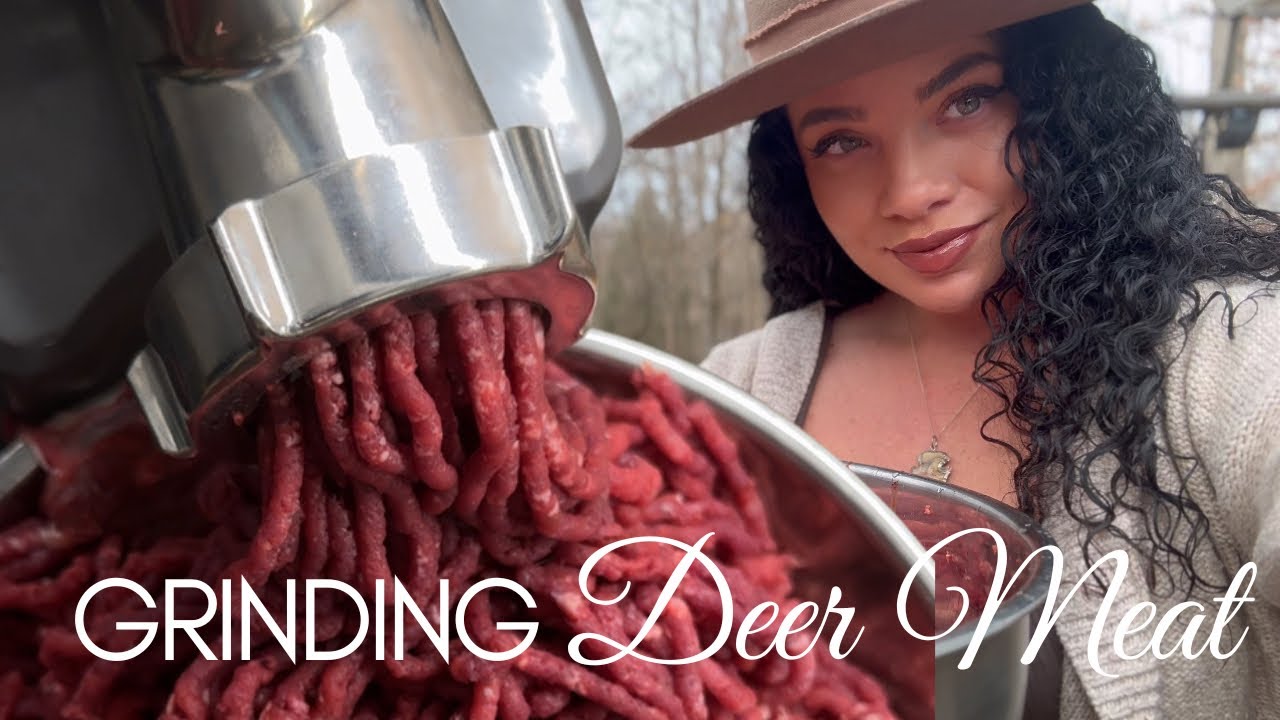 Processing Deer | Grinding Meat At Home - YouTube