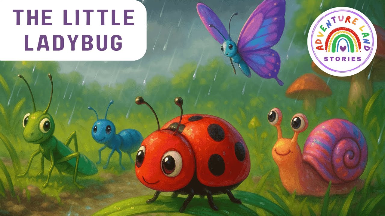 The Little Ladybug | Bedtime Story for Kids | English Animal Story for ...
