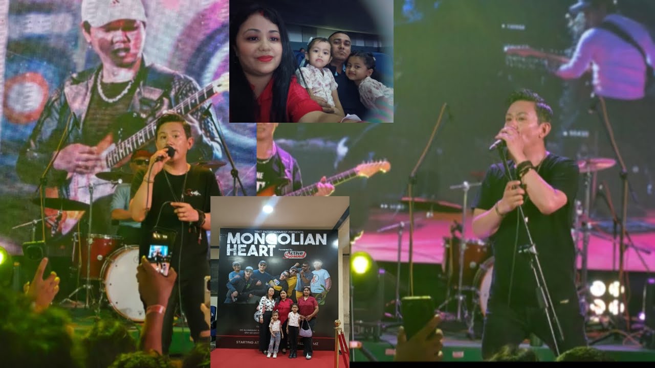 Enjoying our moments at Raju Lama concert||Vanapa Hall ||Aizawl Mizoram ...