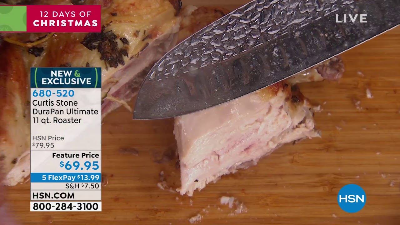 Curtis Stone DuraPan Ultimate 11 qt. Roaster - YouTube