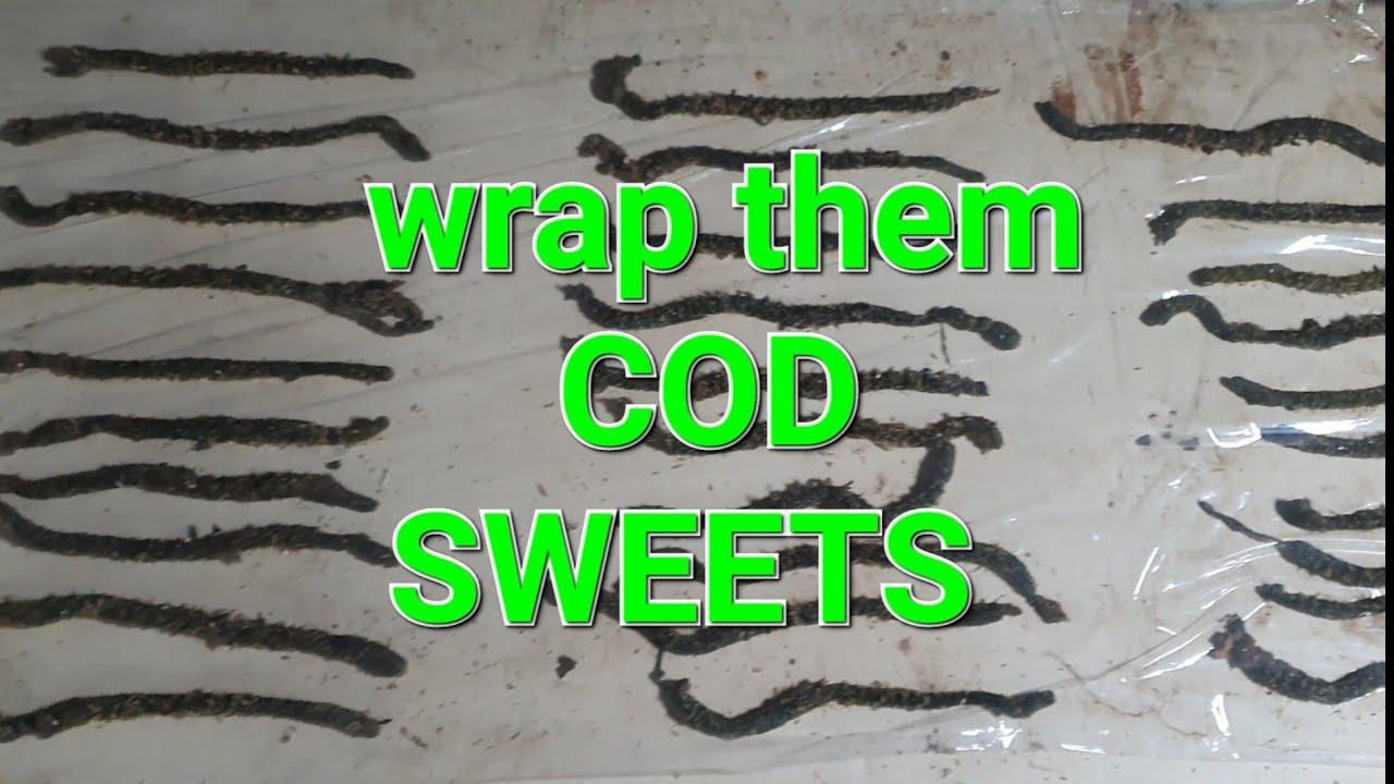 How to wrap black lug worm to freeze 🪱🪱 cod fishing bait - YouTube