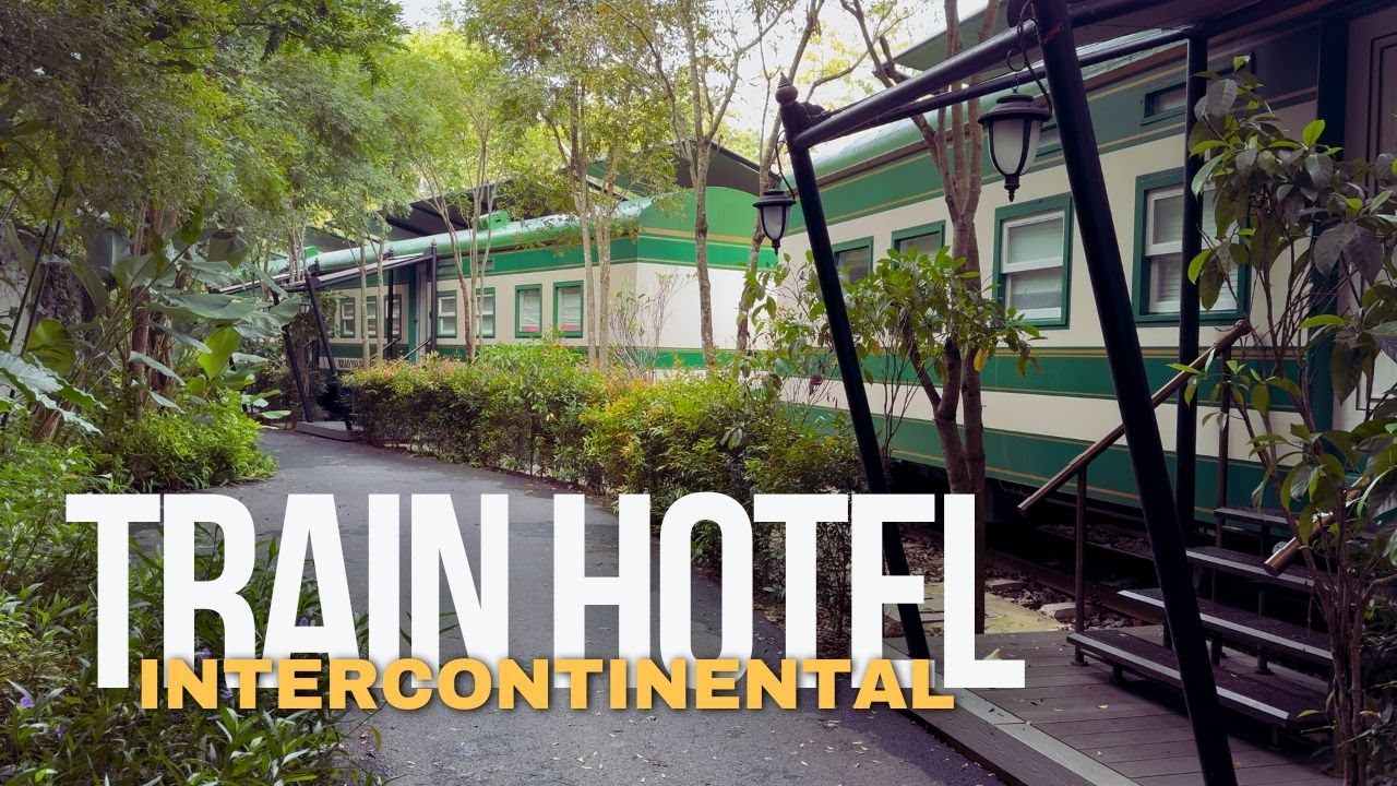 Luxury Train Hotel in Thailand - Intercontinental Khao Yai Resort - YouTube