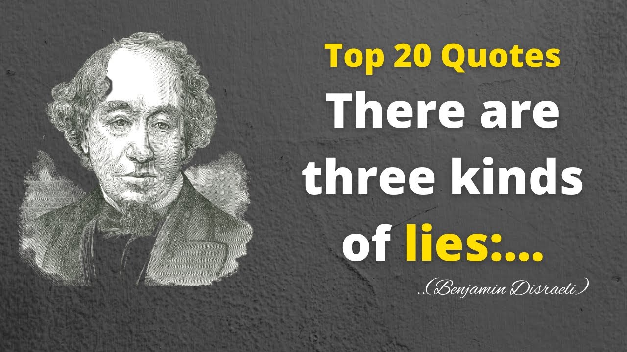 Top 20 Benjamin Disraeli Quotes in English | Best motivational Benjamin ...