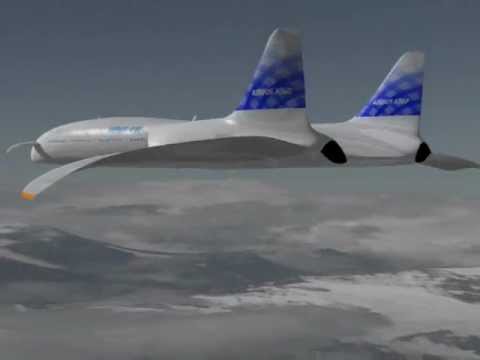 future airplane, flying wing ecoliner airbus a360 from www.visidee.ch ...