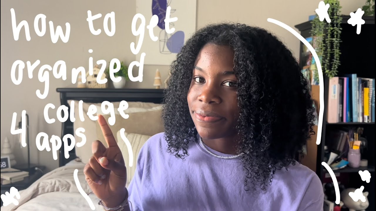 how to get organized for college application season - YouTube