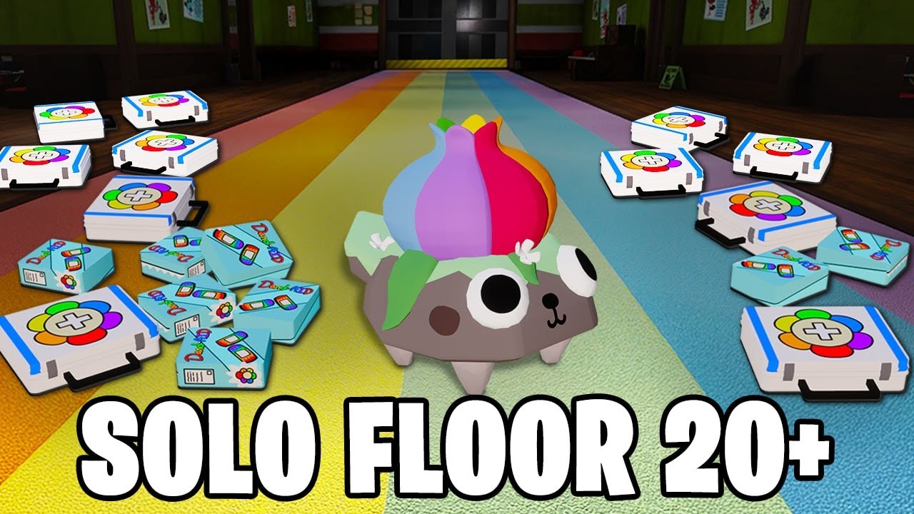 ROBLOX PEBBLE SOLO RUN DANDY'S WORLD (FLOOR 20+) - YouTube