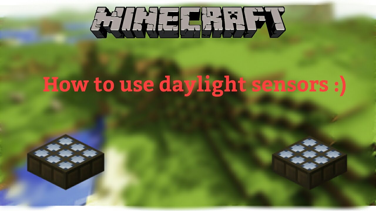 Minecraft:(XBOX/PS3) How to use daylight sensors TU19 Feature - YouTube