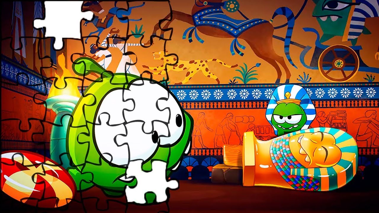 Om Nom😎Puzzle Game for Kids💡Ancient Egypt Jigsaw Puzzle. Video for ...