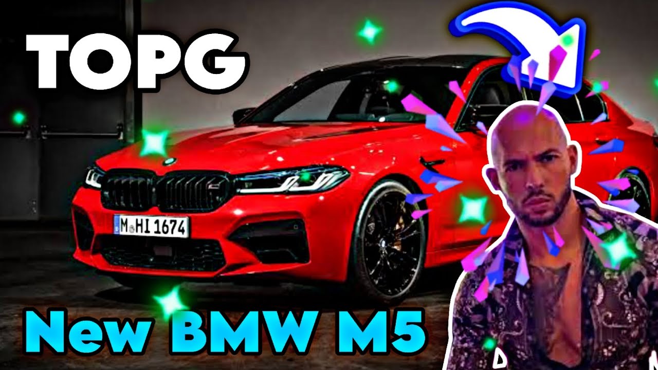New Crazyiest Andrew Tate's new Bmw M5 2023 | BMW - YouTube