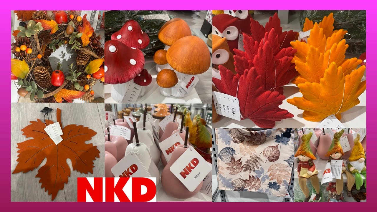 LASS EUCH VON DER NEUEN HERBST DEKO VON NKD INSPIRIEREN - YouTube