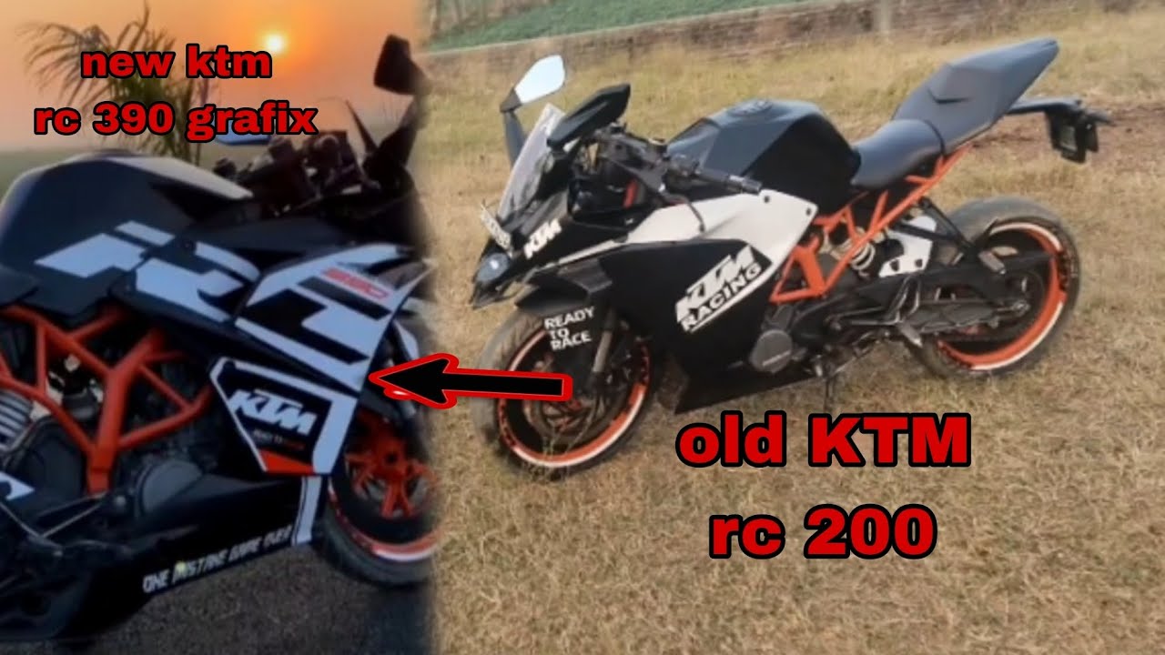 old KTM rc 200 ko new 390 banaya #youtube #vlog #viralvideo - YouTube