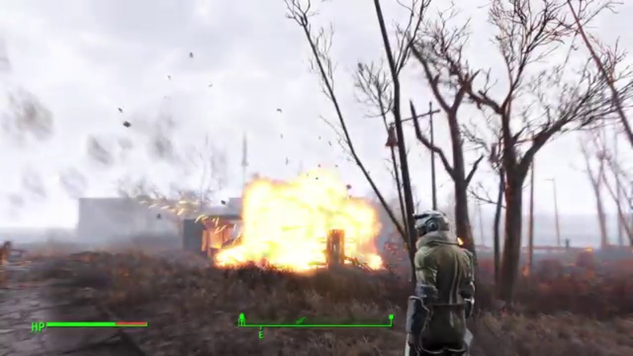 Fallout 4 - Artillery Strike from Castle - YouTube