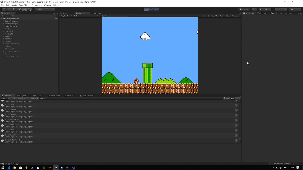 Tutorial - Creando un clon de Super Mario Bros (NES) en Unity 2018 [19 ...