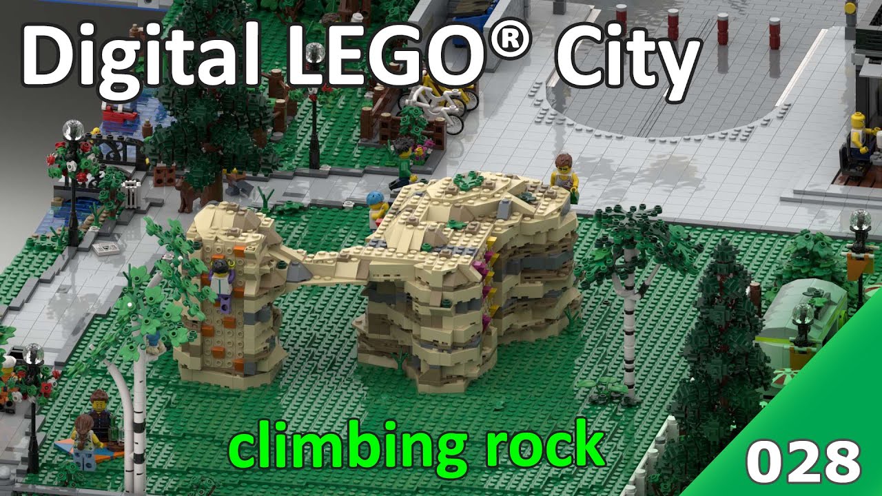LEGO® city project | climbing rock - YouTube