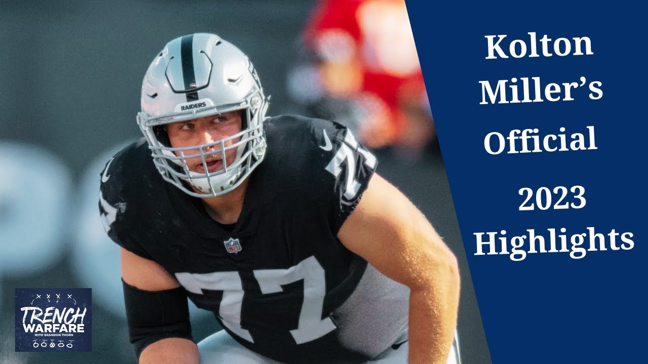 Kolton Miller's Official 2023 Highlights - YouTube