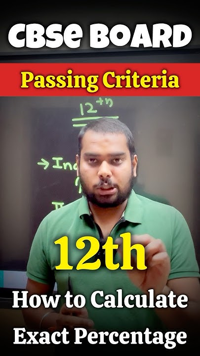 CBSE Class 12th Passing Criteria | Best Five Rule in CBSE |How to ...