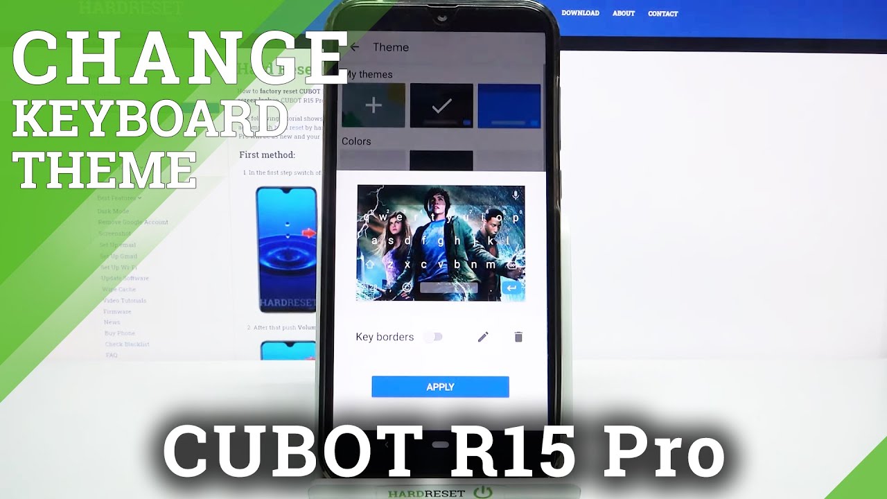 How to Add Keyboard Theme on CUBOT R15 Pro – Keyboard Customization ...