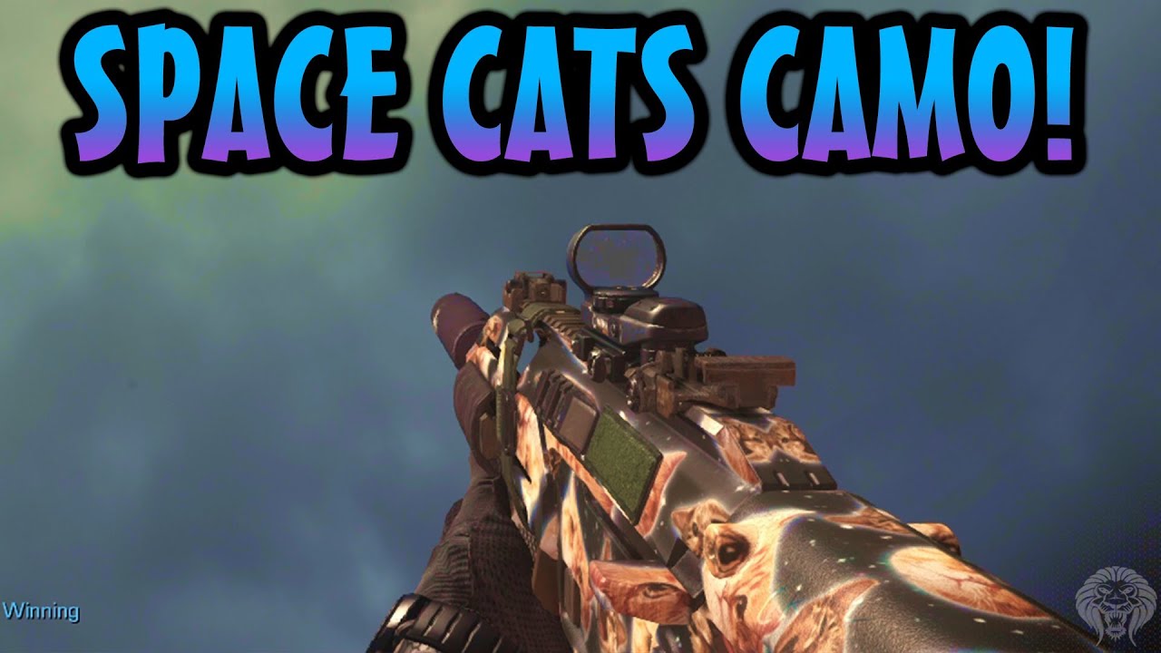 COD Ghosts: "SPACE CATS" Camo Gameplay! New Space Cats Personalisation ...