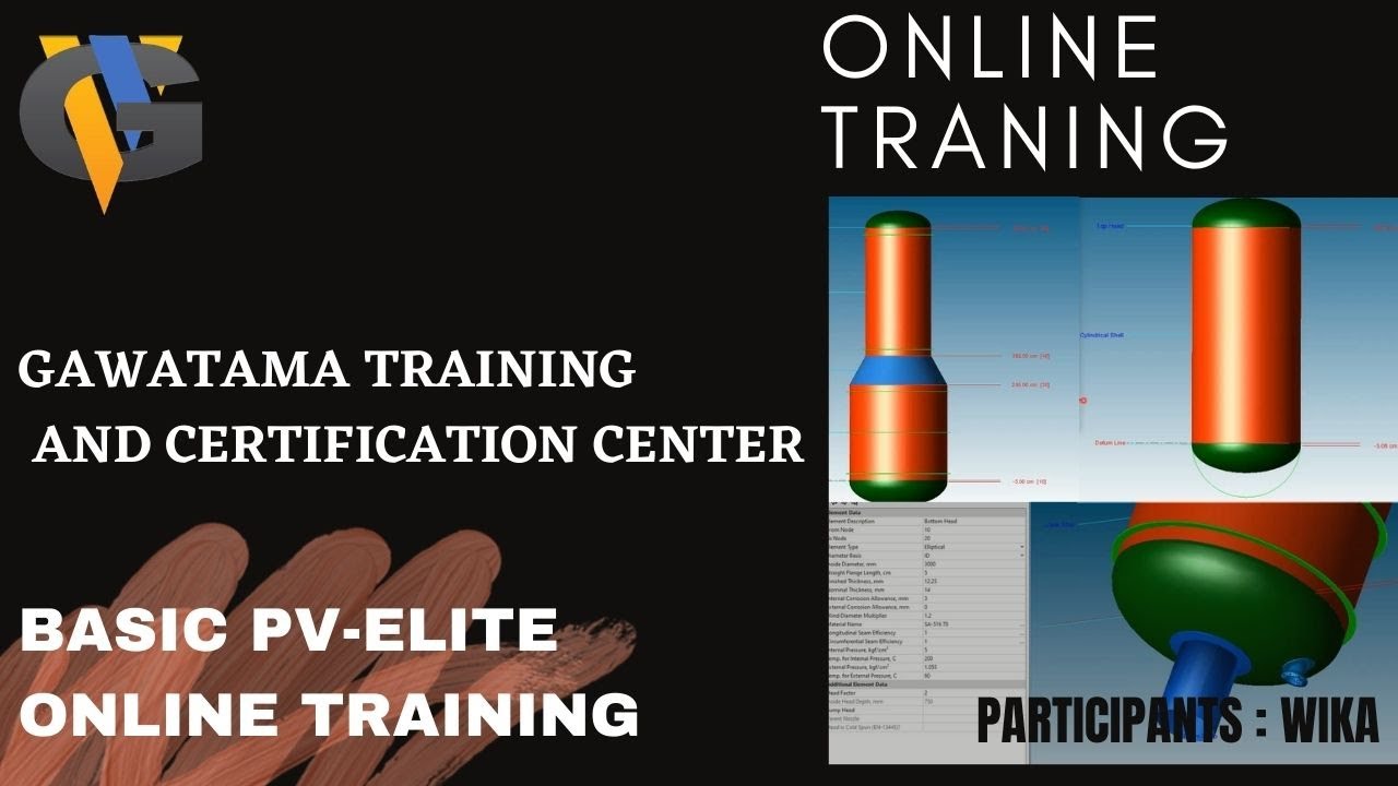 GAWATAMA Basic PV-ELITE Online Training - YouTube